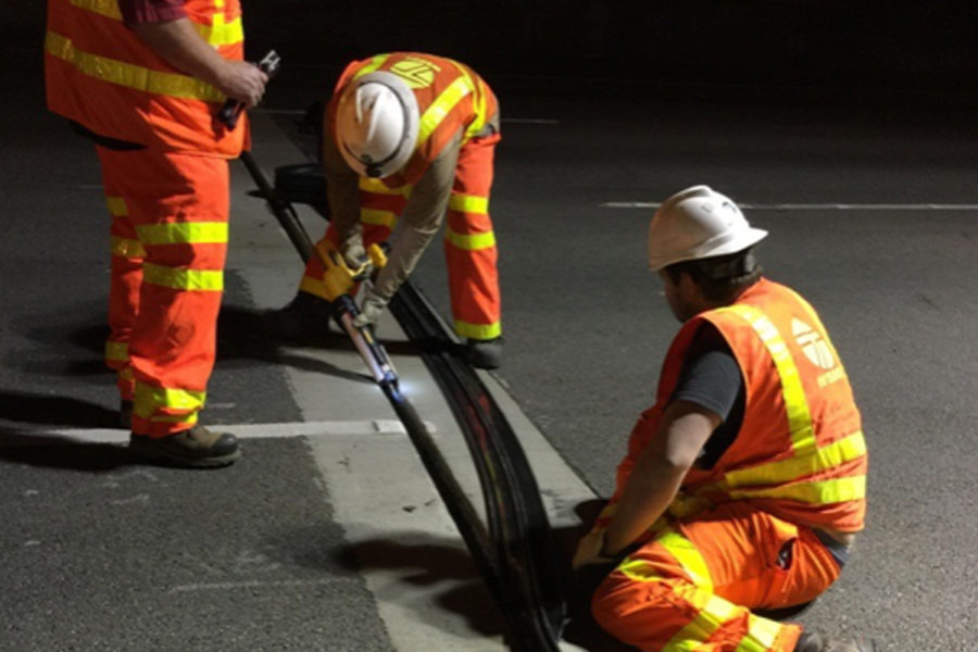 WA DOT Silicoflex Installation - RJ Watson